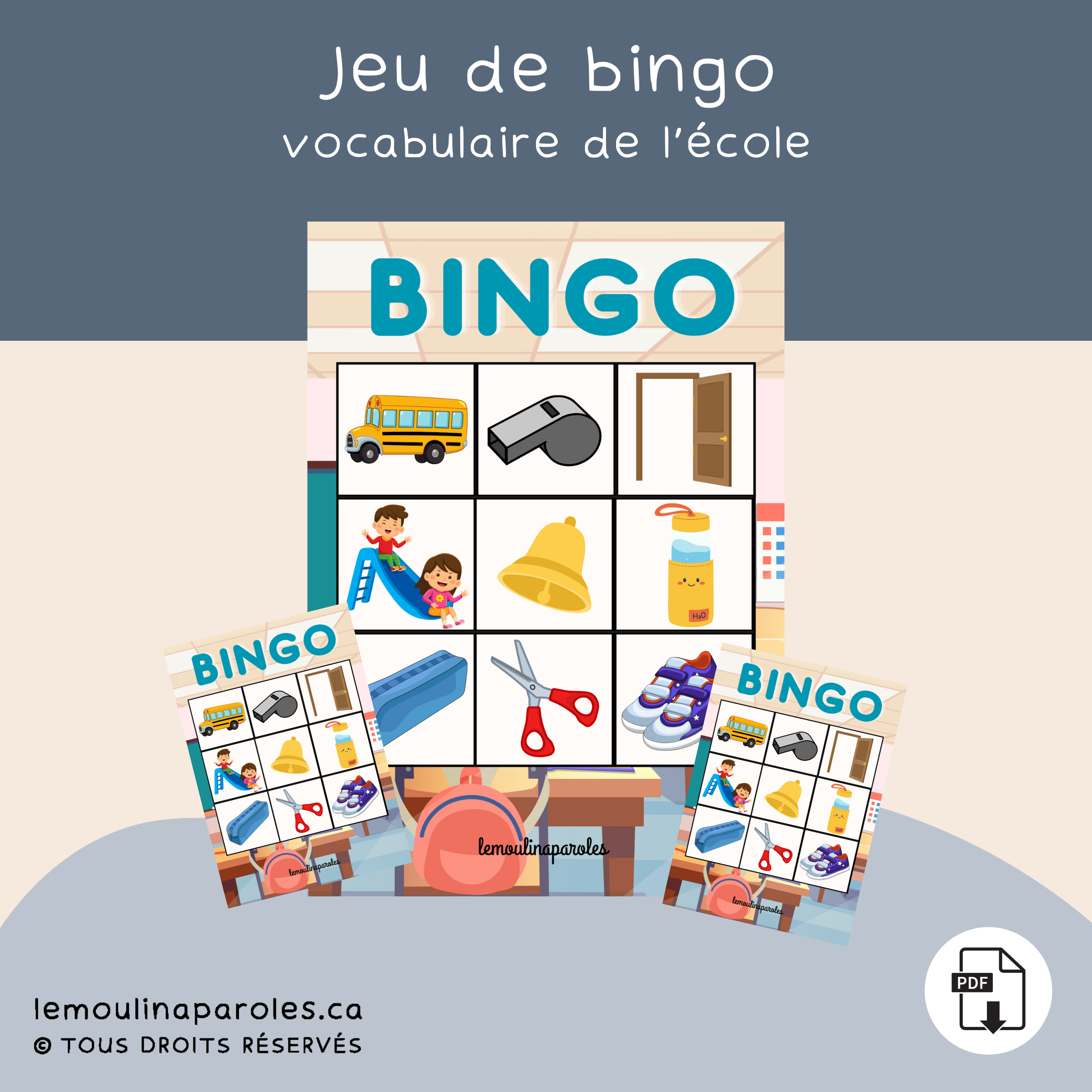Le bingo sonore de la rentrée – Le Moulin à Paroles