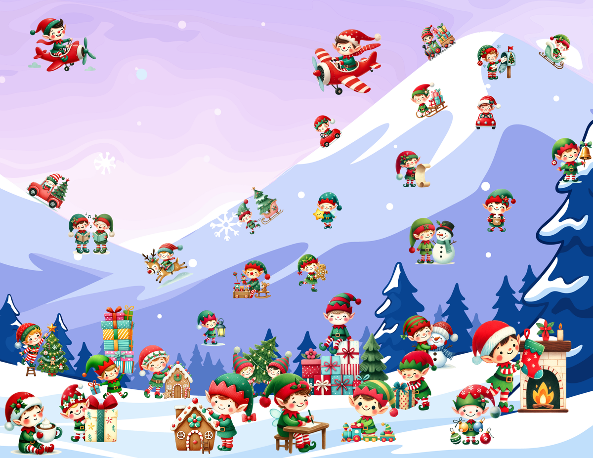 Cherche et trouve verbes d'action - Noël – Le Moulin à Paroles